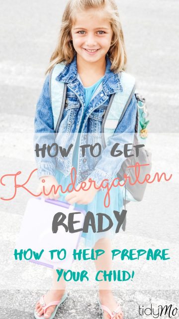 How to get your child Kindergarten-ready - Tidy Mo