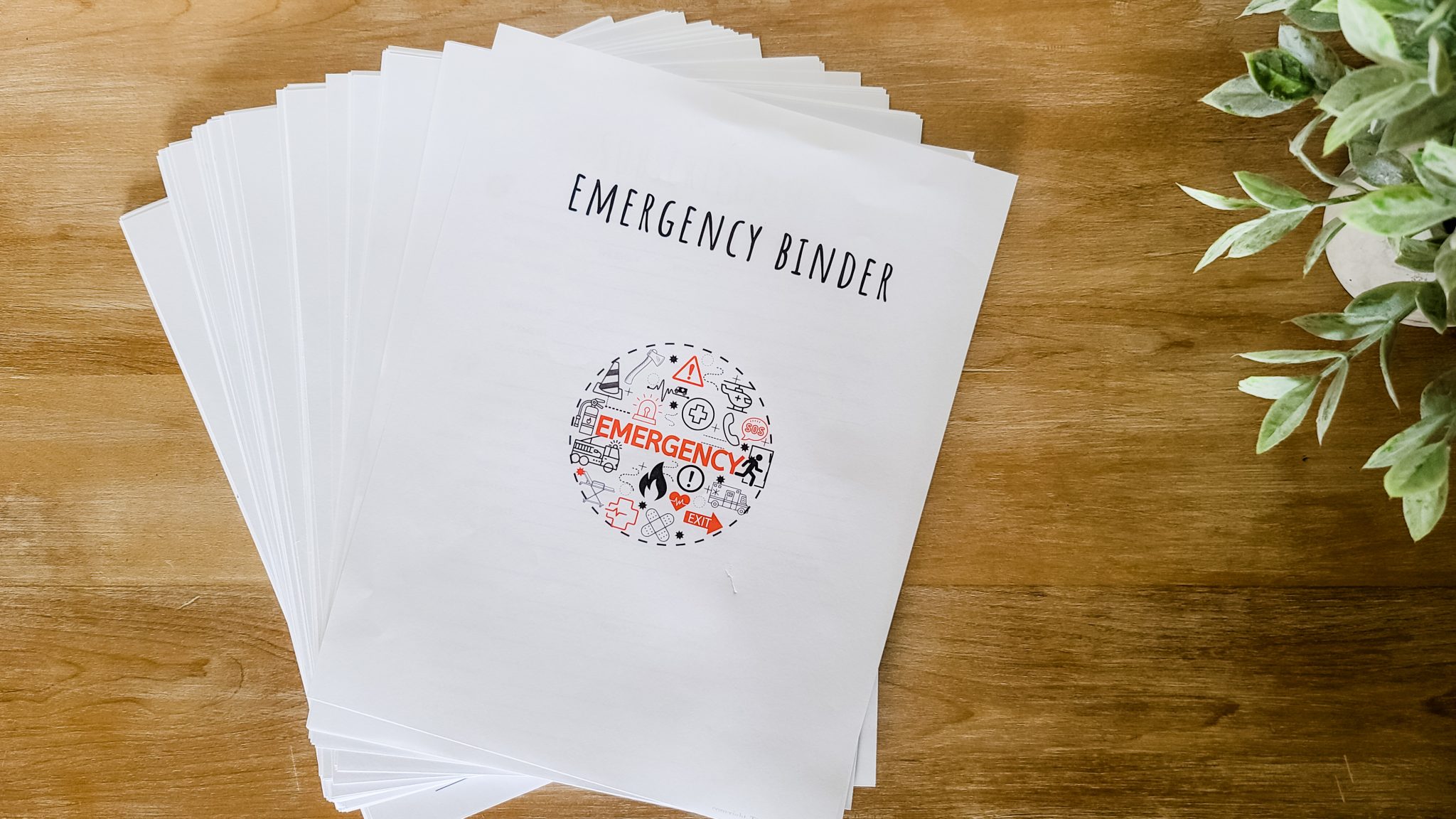 DIY Emergency Binder; Be Prepared for the unexpected - Tidy Mo